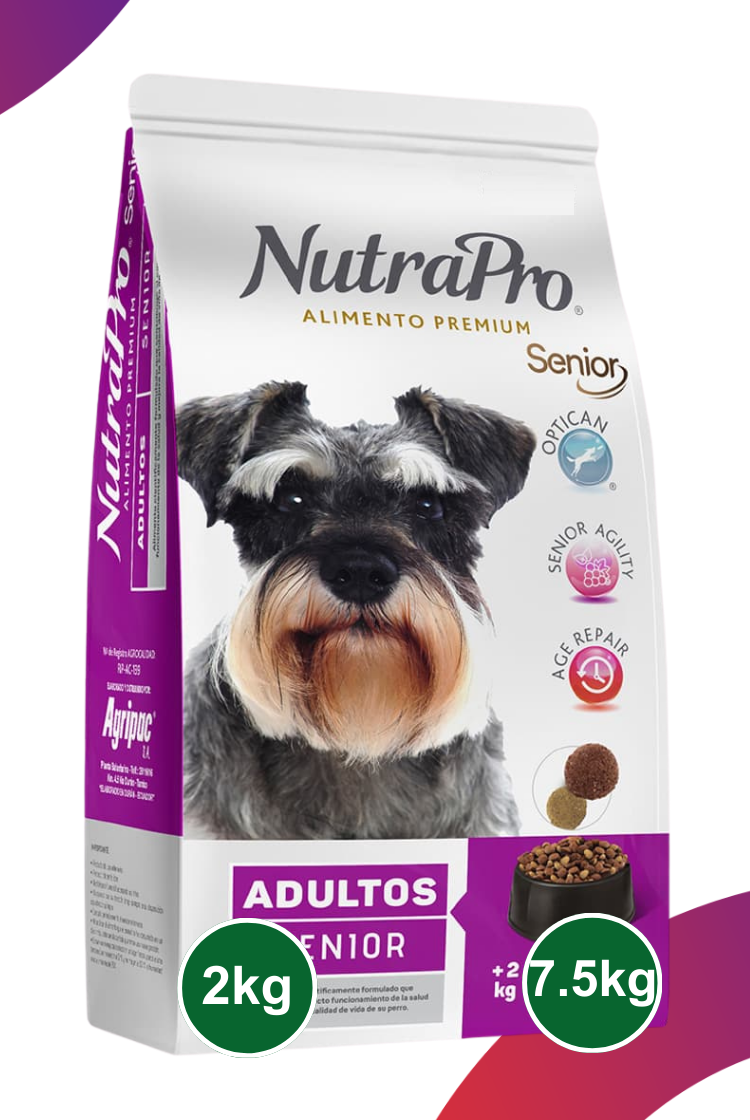 Nutrapro Adultos Senior – mimitostiendademascotas